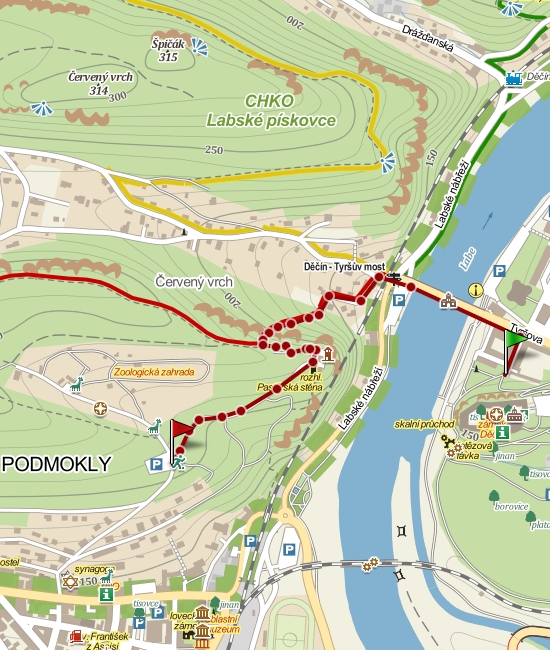 Zámecké zahrady Děčín