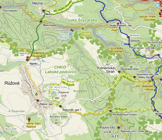 Růžová - České Švýcarsko